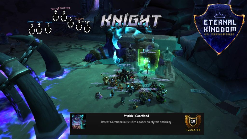 Knight Team Downs Gorefiend! – Eternal Kingdom