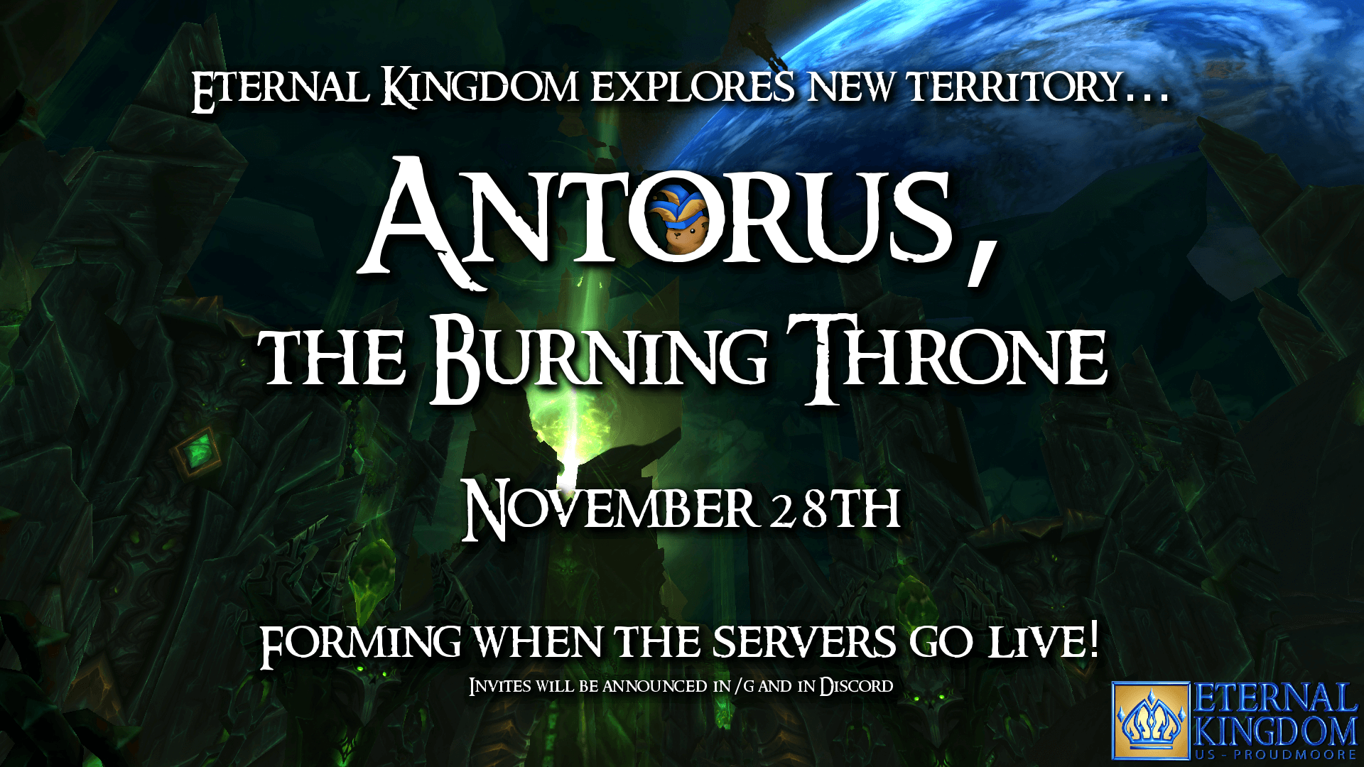 EK Prepares for Antorus, the Burning Throne – Eternal Kingdom EK Prepares for Antorus, the Burning Throne – Eternal Kingdom