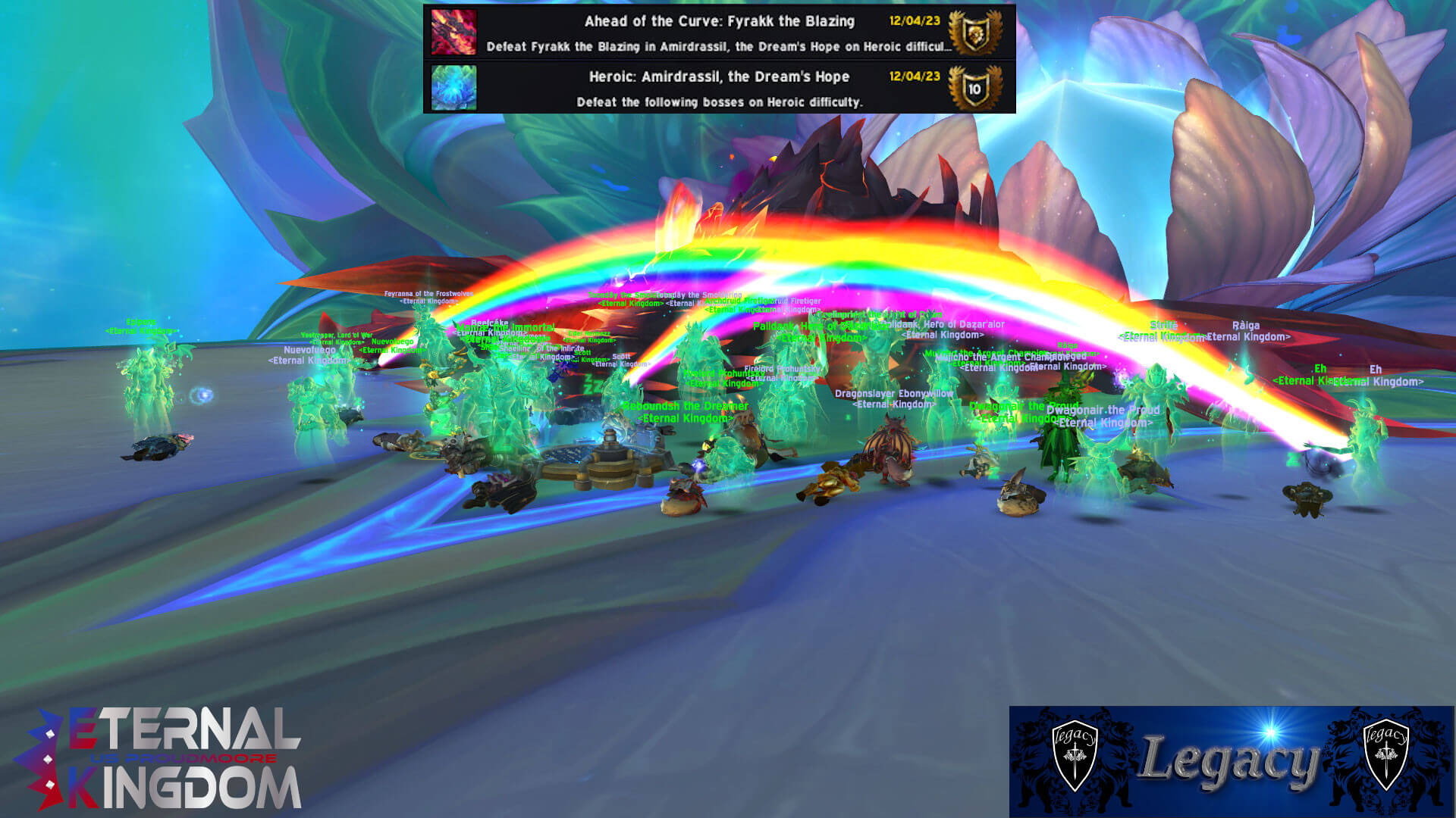 AOTC-Legacy sprinkles water on Fyrakk – Eternal Kingdom