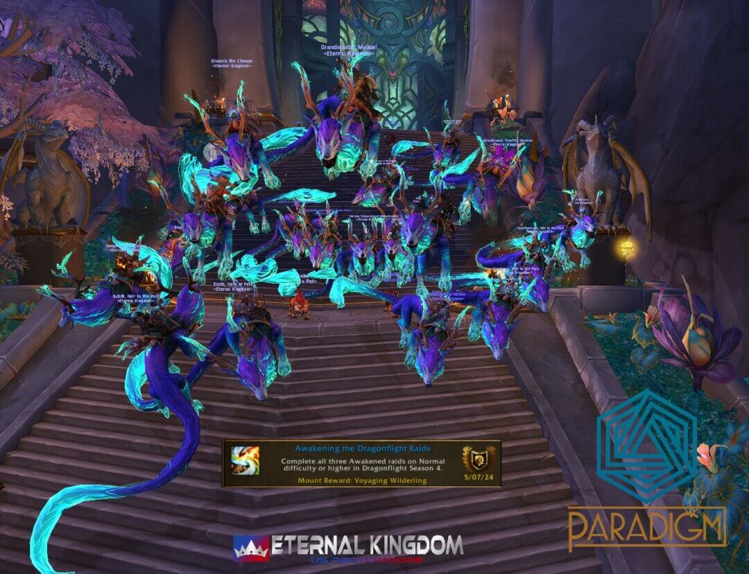 Paradigm: “Yay new mount!” Awakening Raid Achievement – Eternal Kingdom